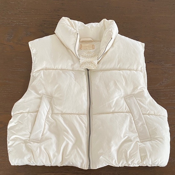 Altar'd State | Jackets & Coats | Altard State New Cream Cropped Puffer ...
